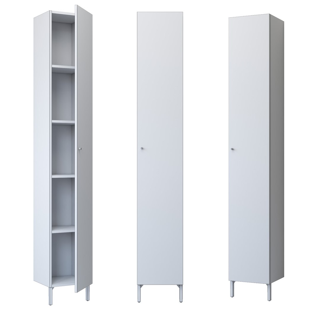 3D NYSJON High Cabinet White - TurboSquid 1761304