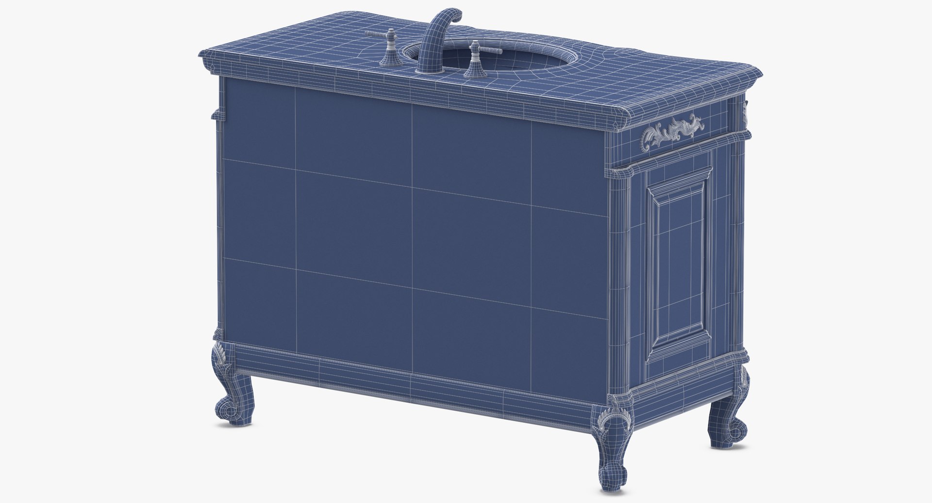 Classical Vanity 3D Model - TurboSquid 1282501