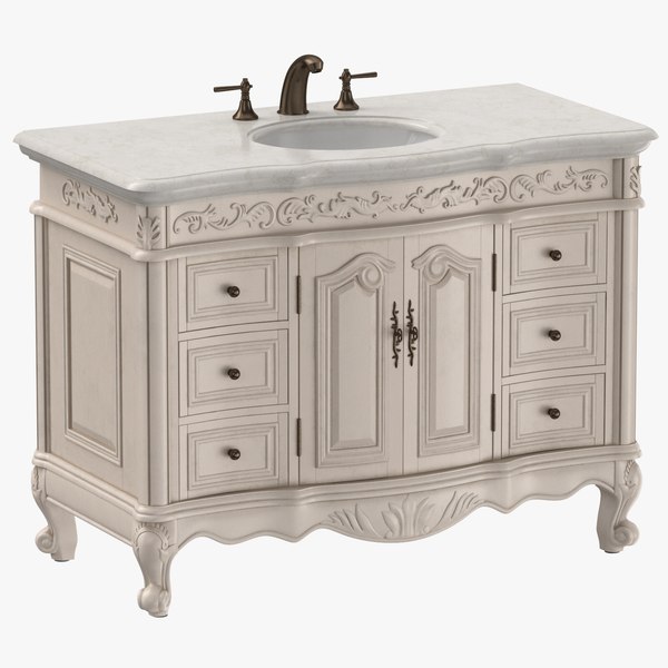 Classical vanity 3D model - TurboSquid 1282501
