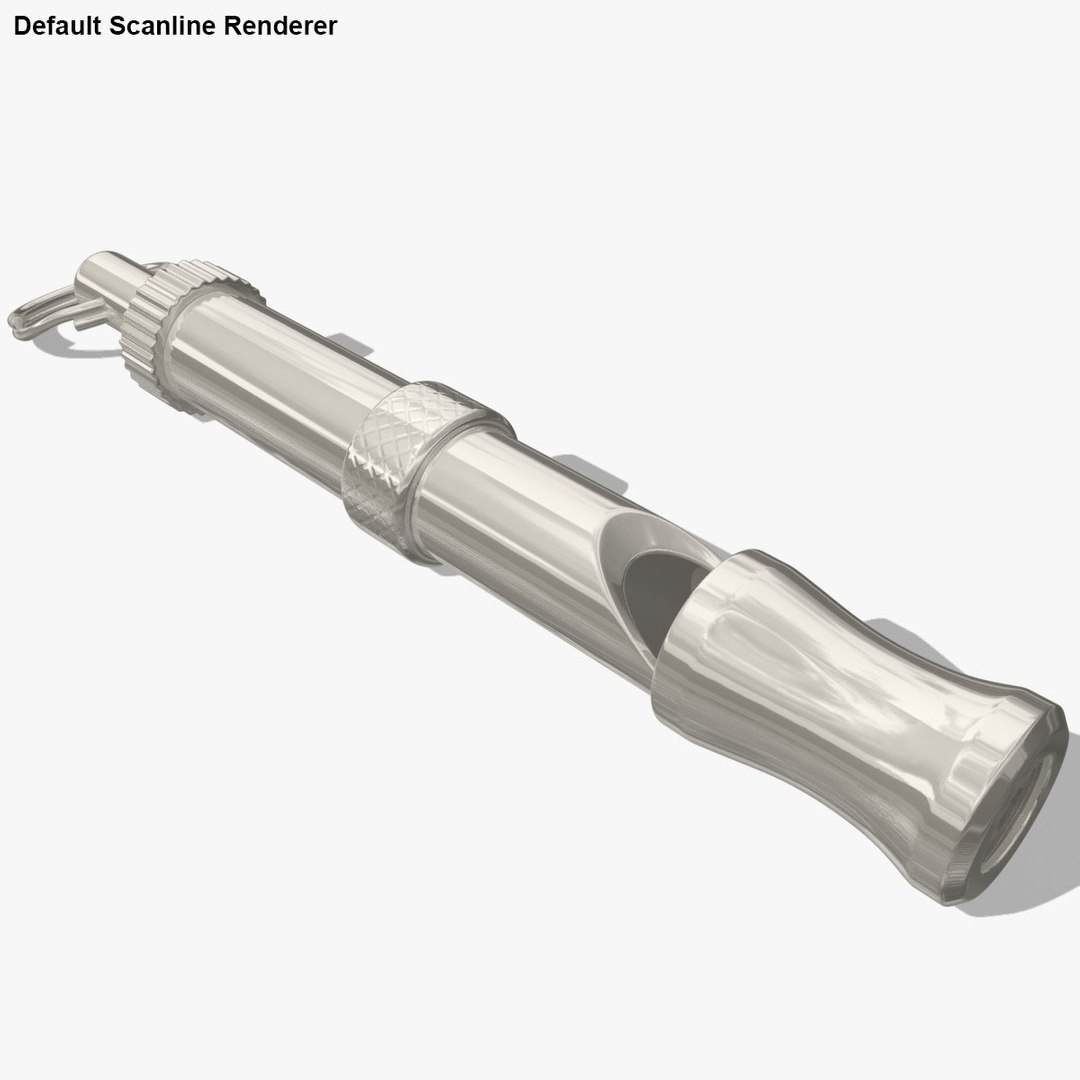 whistle 2 3d model