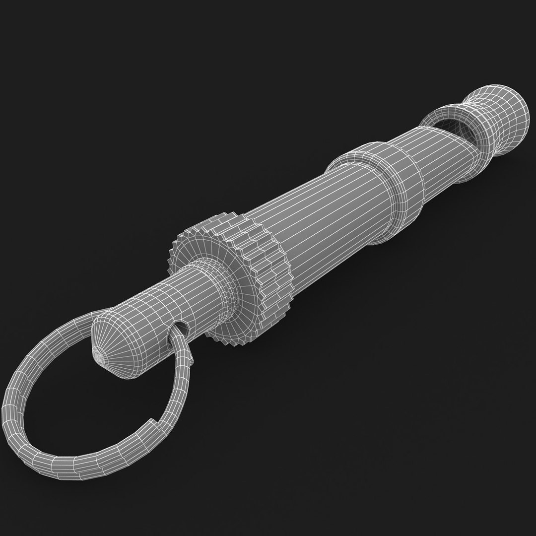 whistle 2 3d model