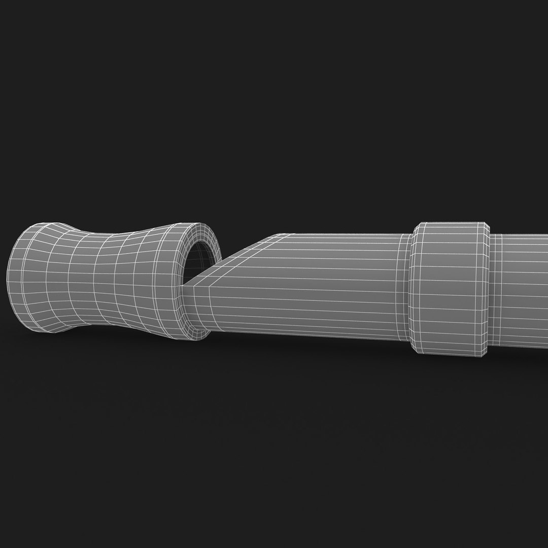 whistle 2 3d model