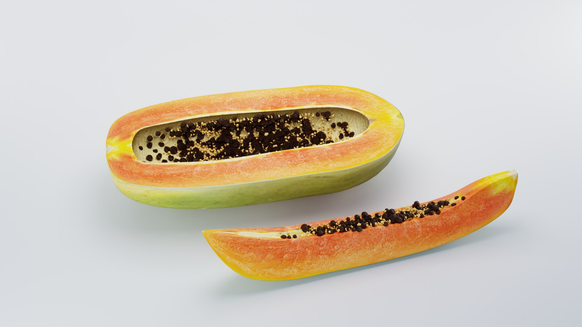 3D PAPAYA - TurboSquid 2251800