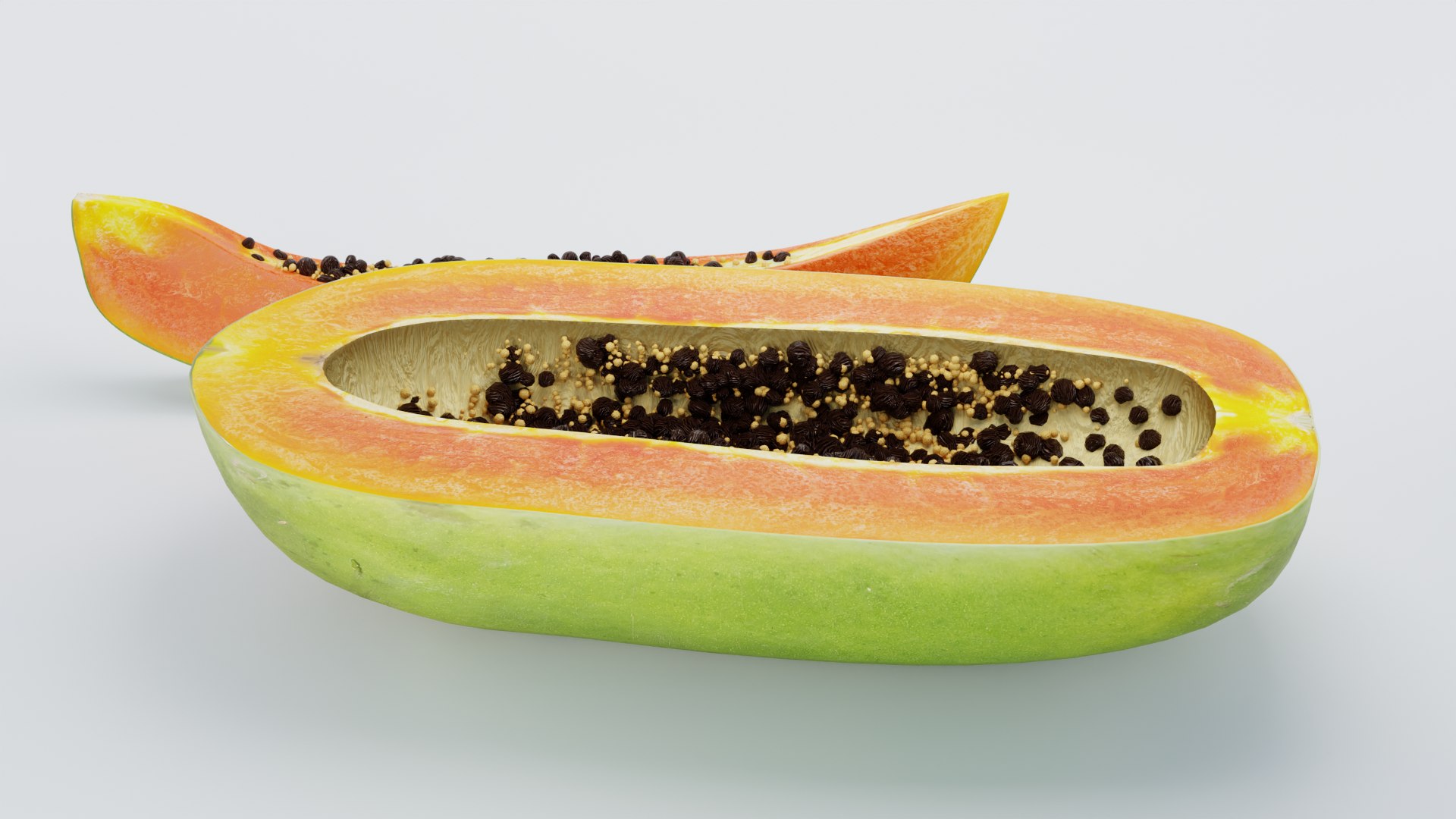 3D PAPAYA - TurboSquid 2251800