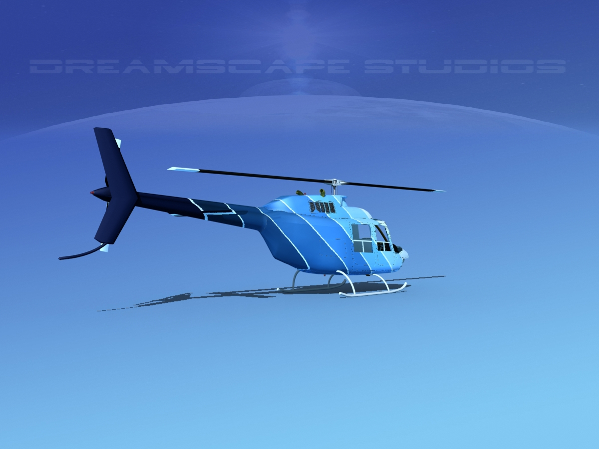 3D bell 206 - TurboSquid 1218965