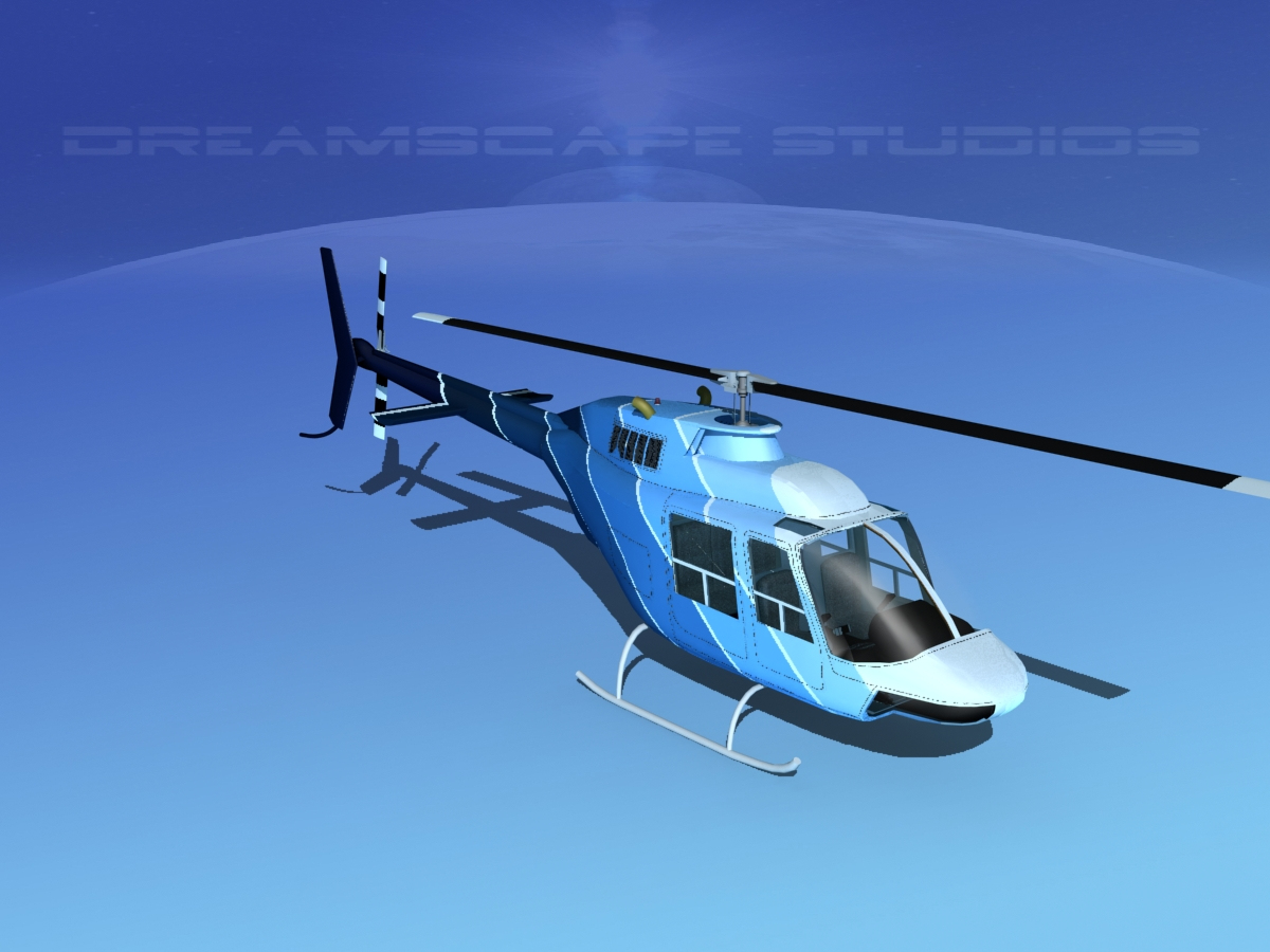 3D bell 206 - TurboSquid 1218965