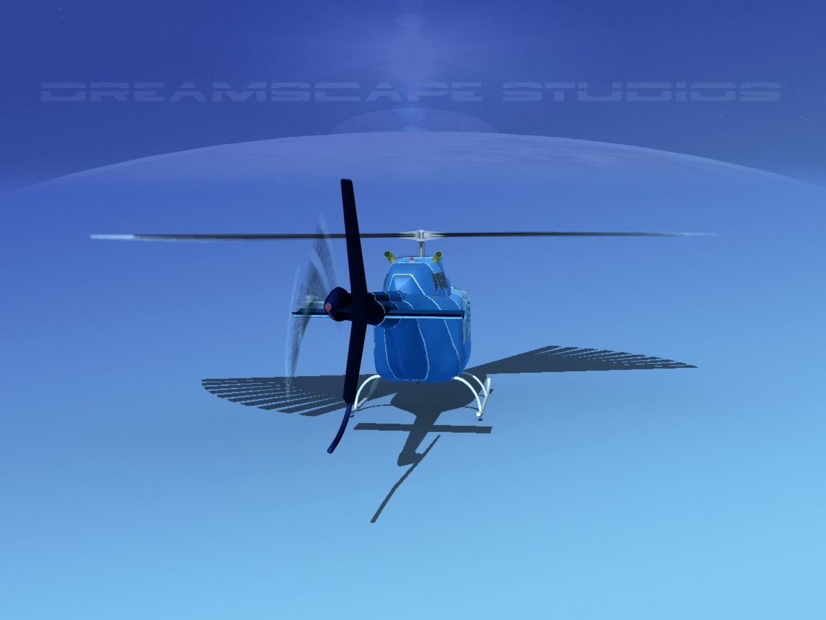 3D bell 206 - TurboSquid 1218965