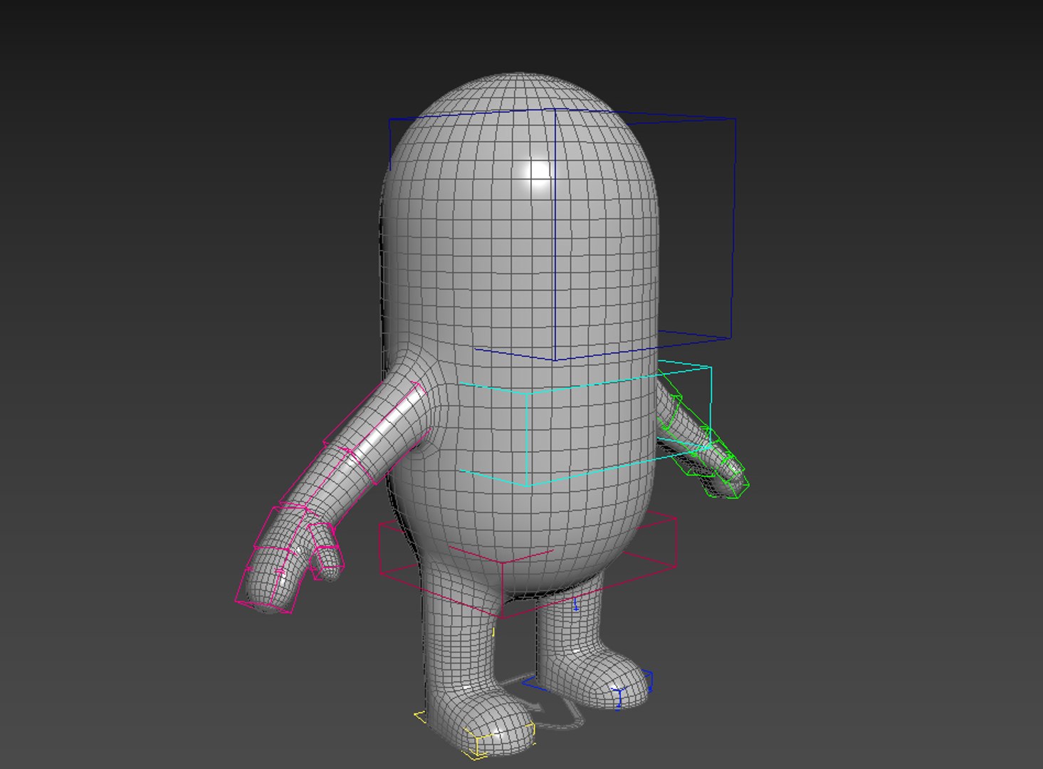 3D Rigged Capsule Man Character - TurboSquid 1609715