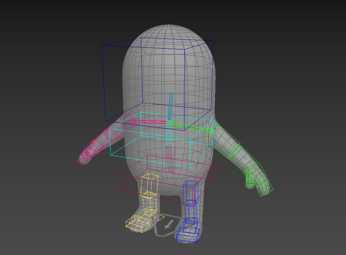 3D Rigged Capsule Man Character - TurboSquid 1609715