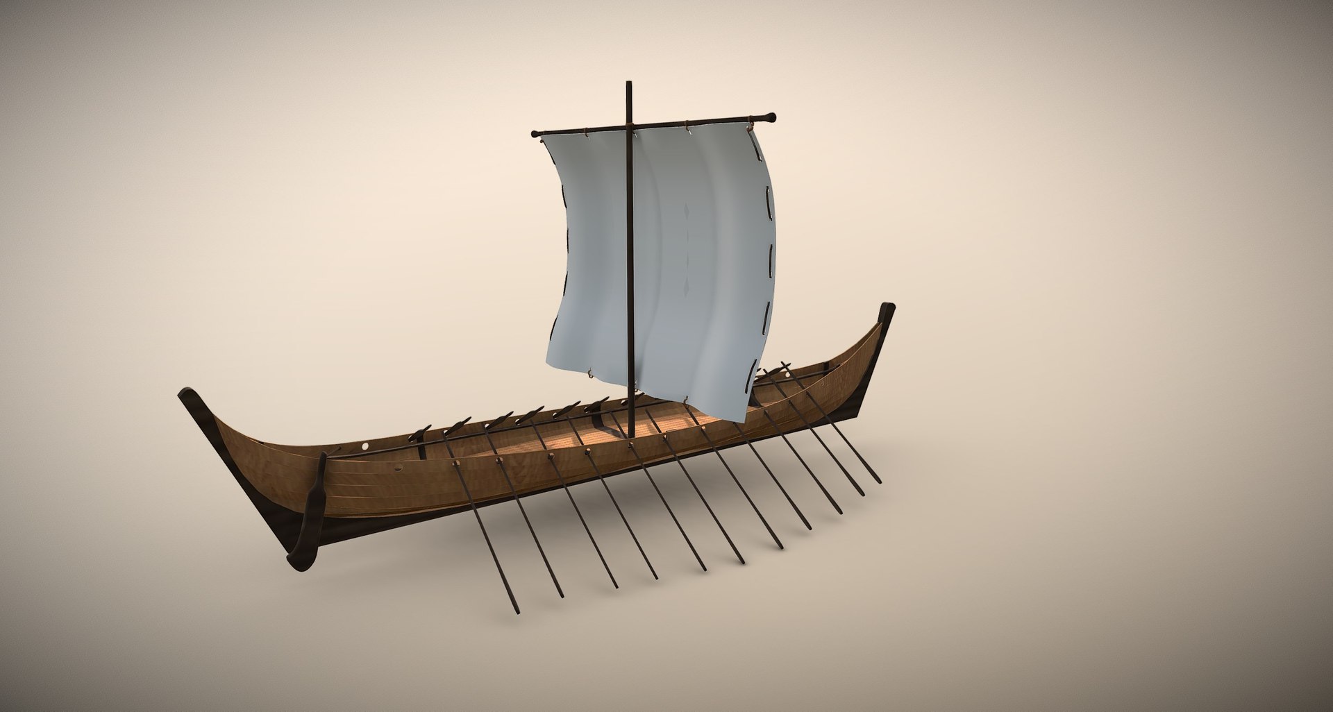 Viking Longship Byrding Model - TurboSquid 2164894