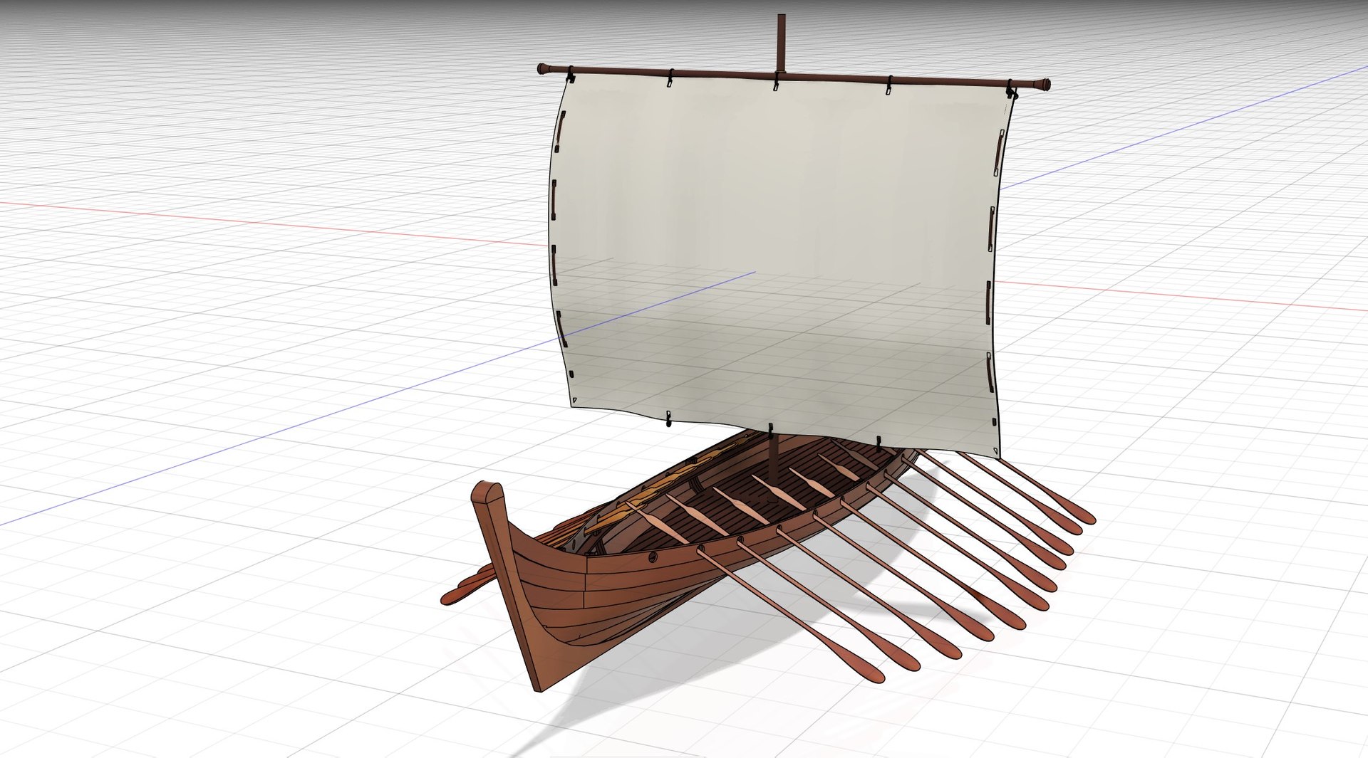 Viking Longship Byrding Model - TurboSquid 2164894