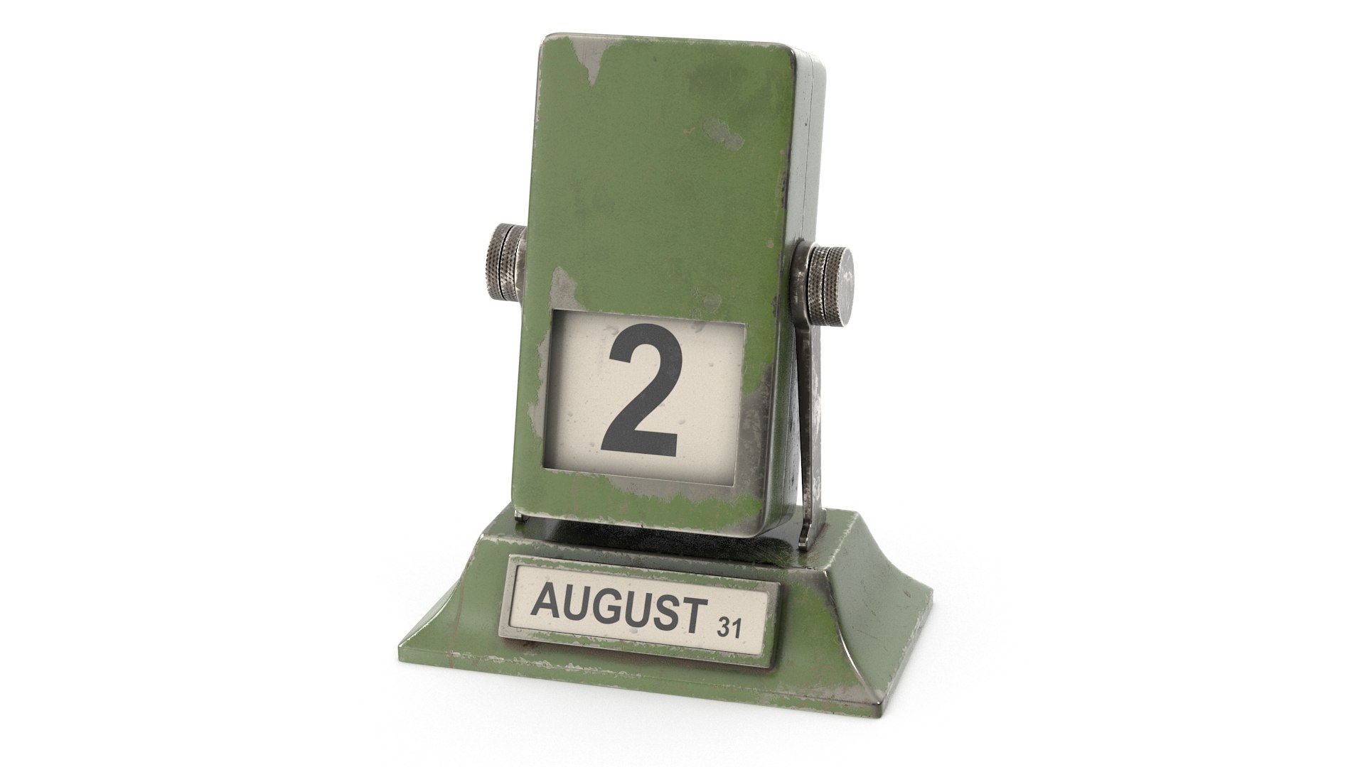 3D Model Vintage Desk Calendar - TurboSquid 2231230