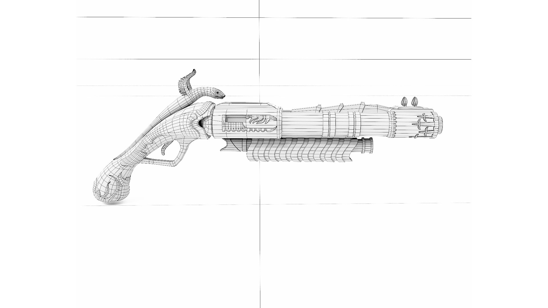 Fantasy Shotgun 3d Model Model - TurboSquid 2181678
