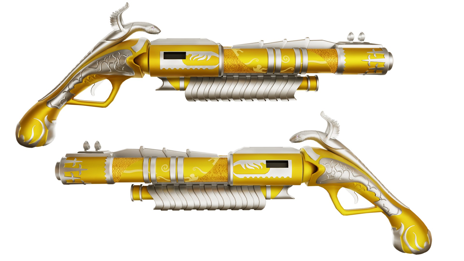 Fantasy Shotgun 3d Model Model - TurboSquid 2181678