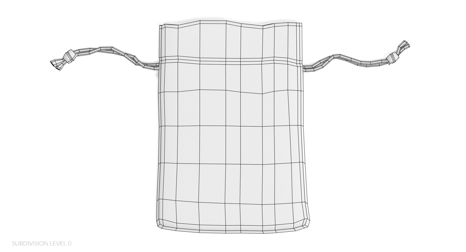 Jute Bag 3D Model - TurboSquid 1354301