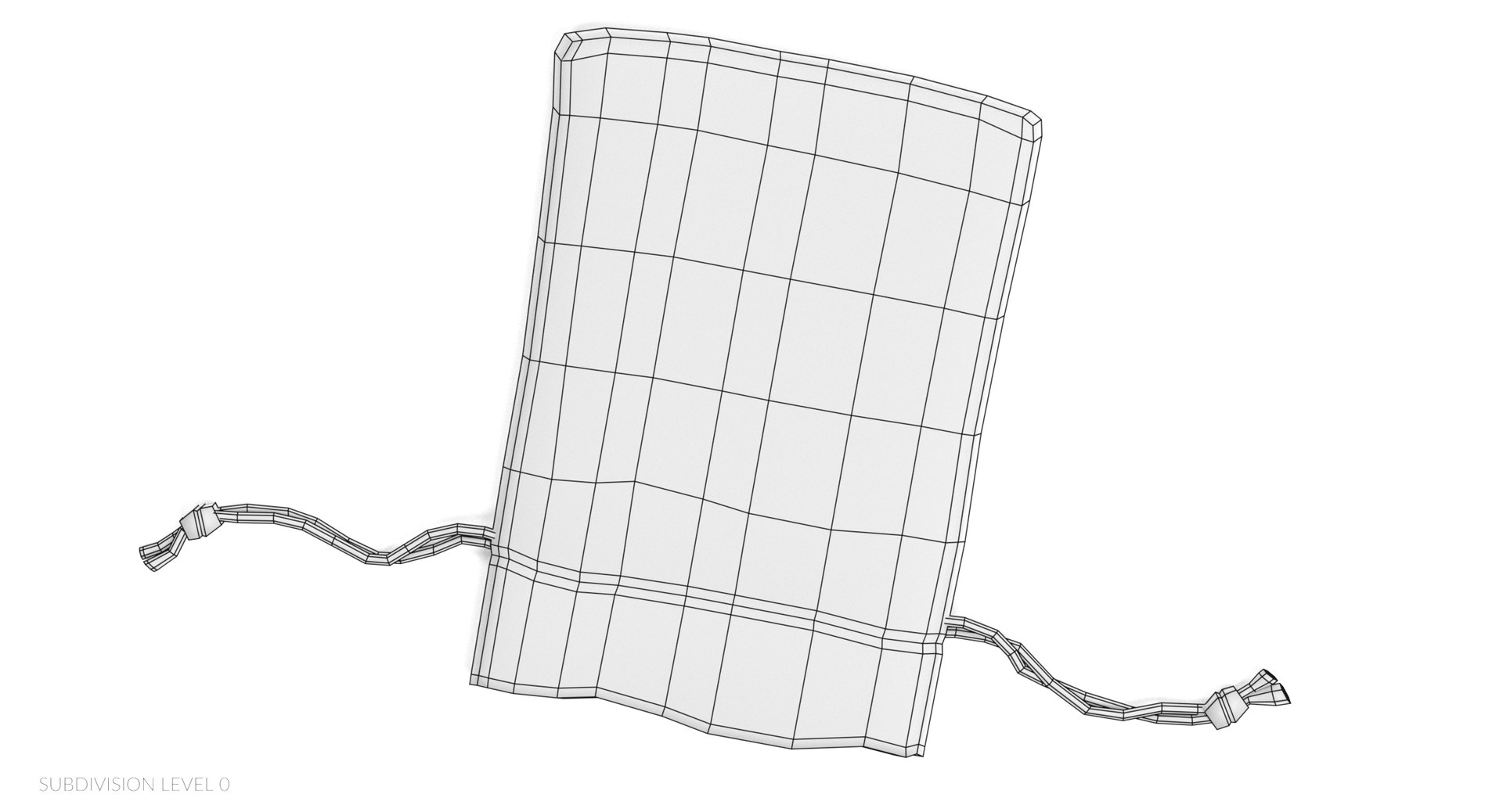 Jute Bag 3D Model - TurboSquid 1354301