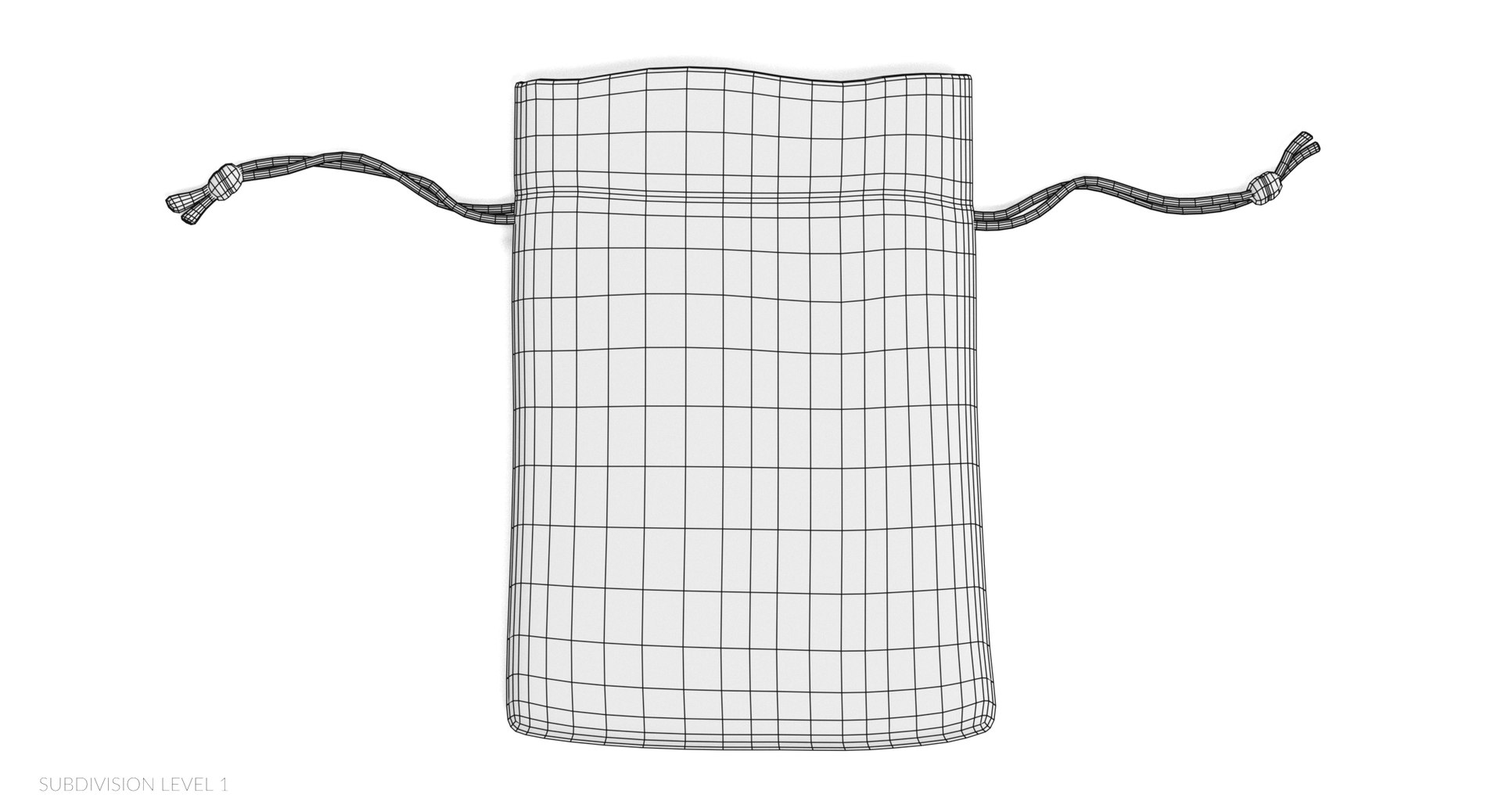Jute Bag 3D Model - TurboSquid 1354301