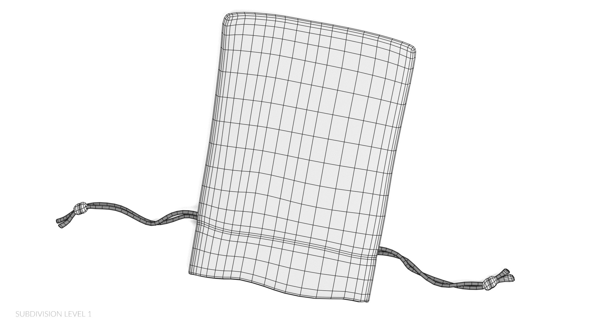 Jute Bag 3D Model - TurboSquid 1354301