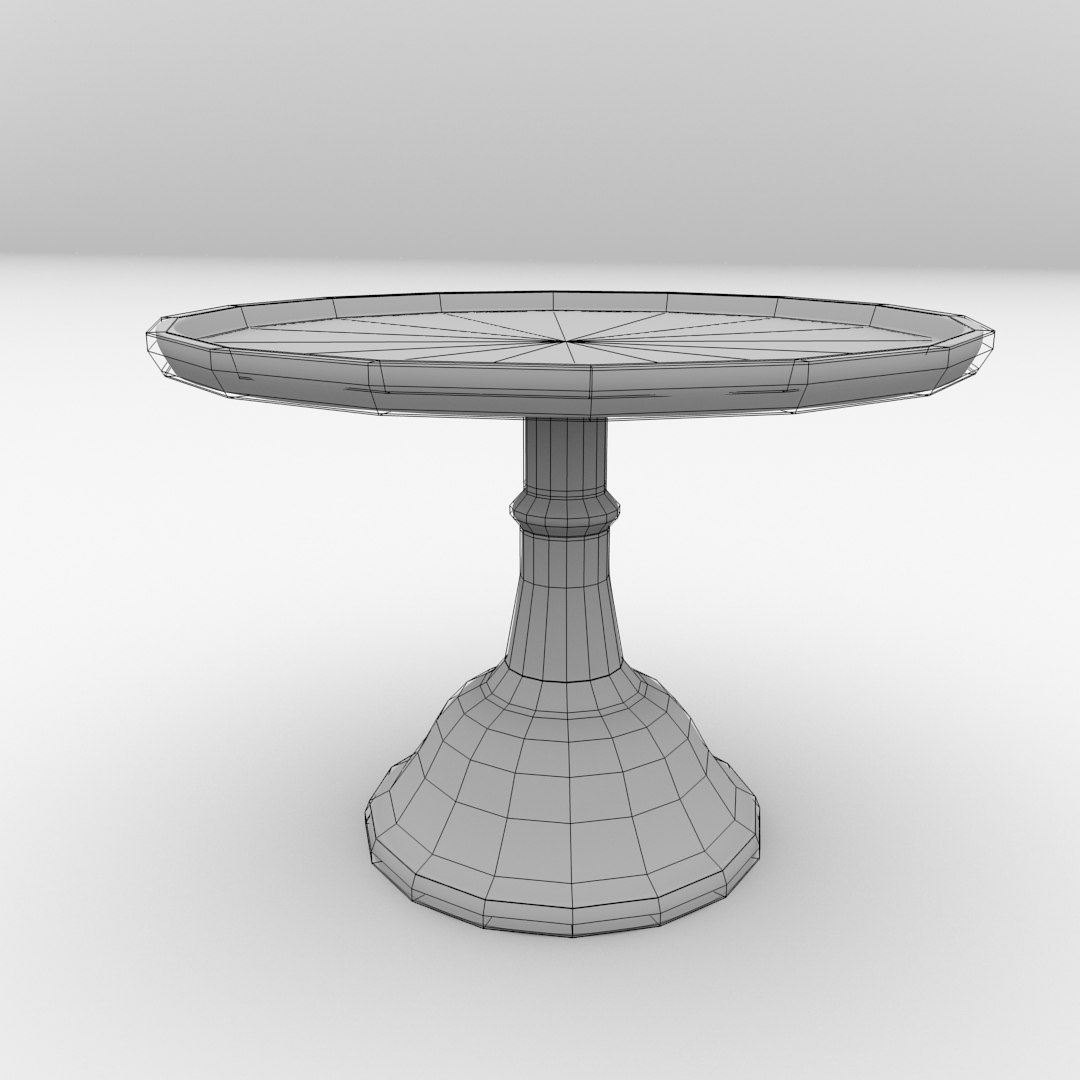 3d Cake Stand Model
