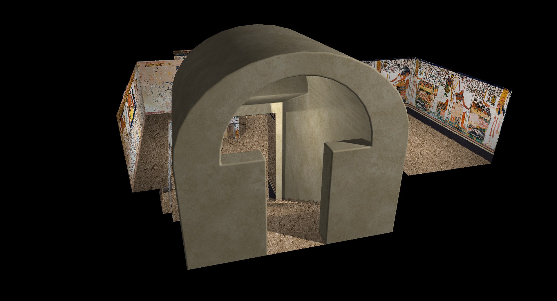 Tomb of Queen Nefertari 3D model - TurboSquid 1865868