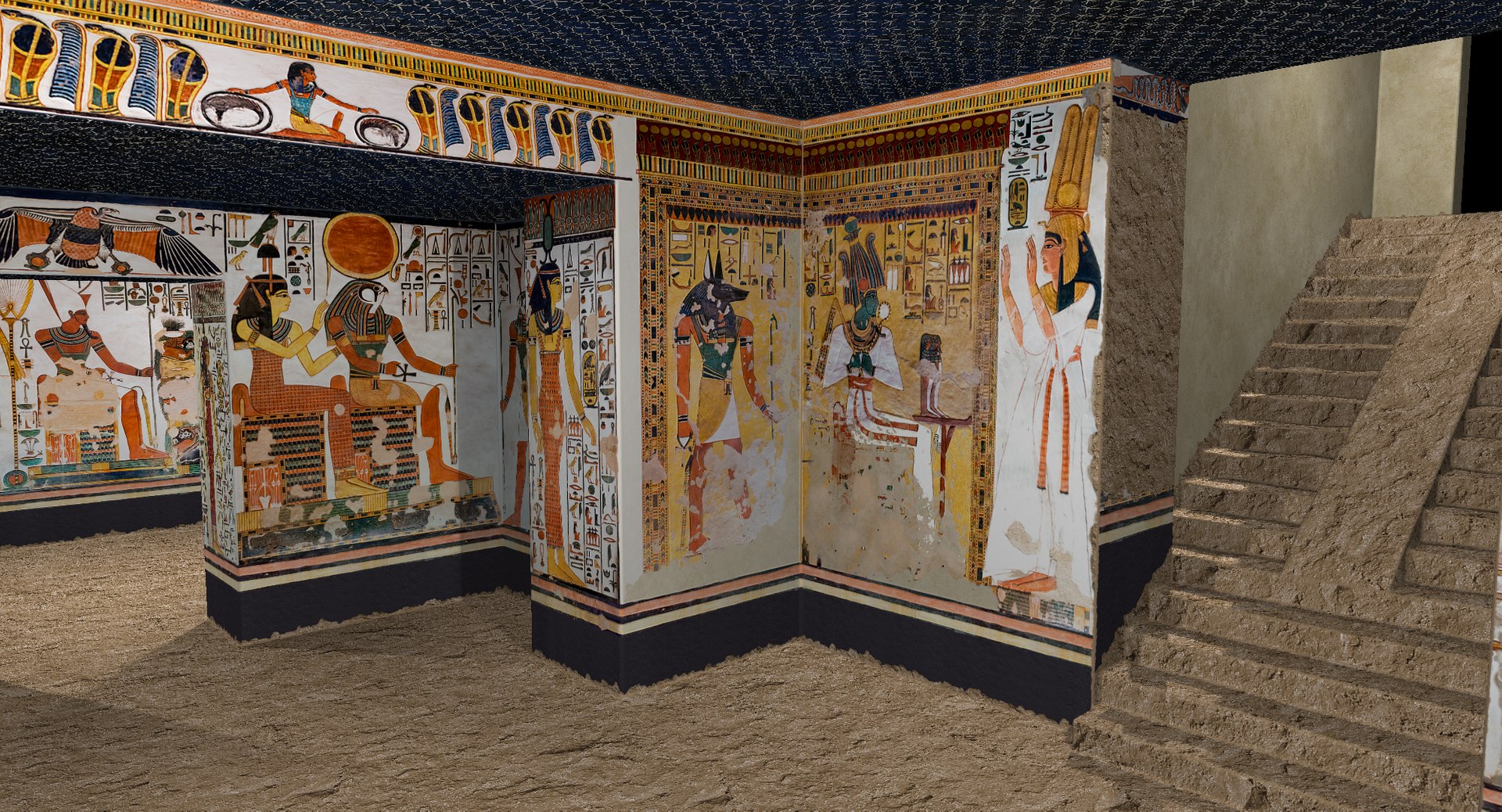 Tomb of Queen Nefertari 3D model - TurboSquid 1865868