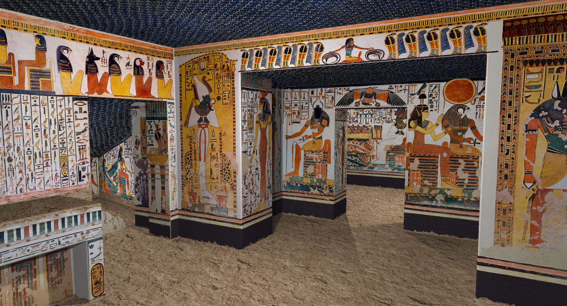 Tomb of Queen Nefertari 3D model - TurboSquid 1865868