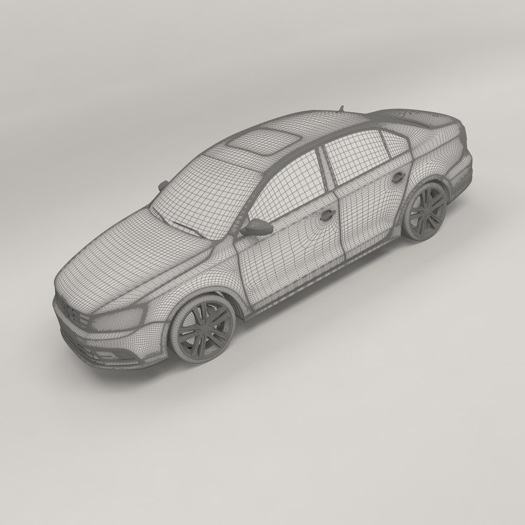 3D Volkswagen Jetta Model - TurboSquid 1329955