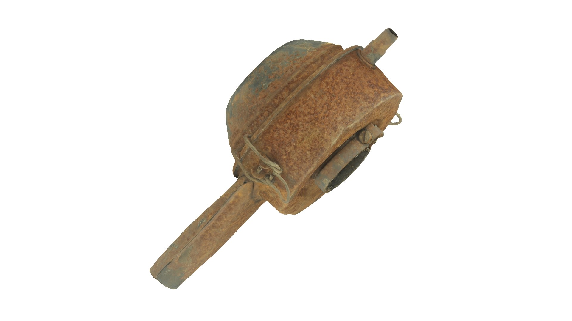Rusty Air Filter Box Raw Scanned Model - TurboSquid 1805207