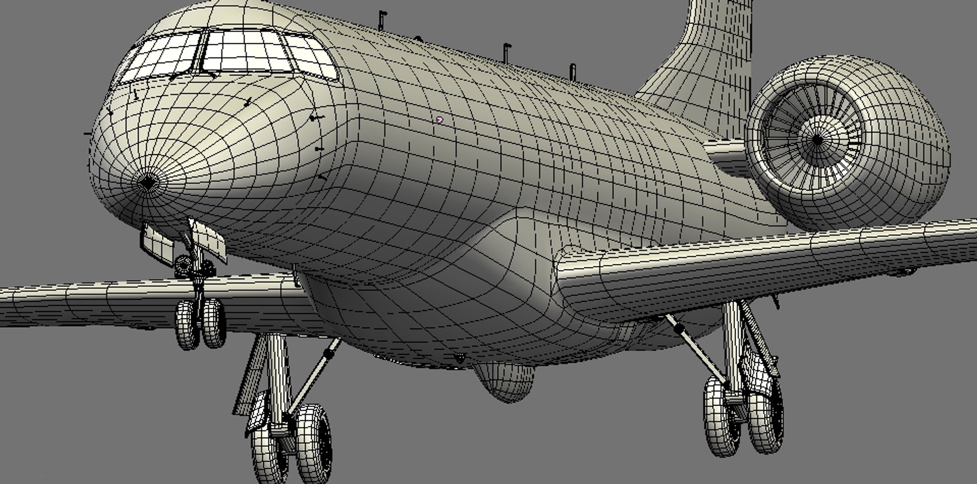 3d Model Embraer Erj-145xr