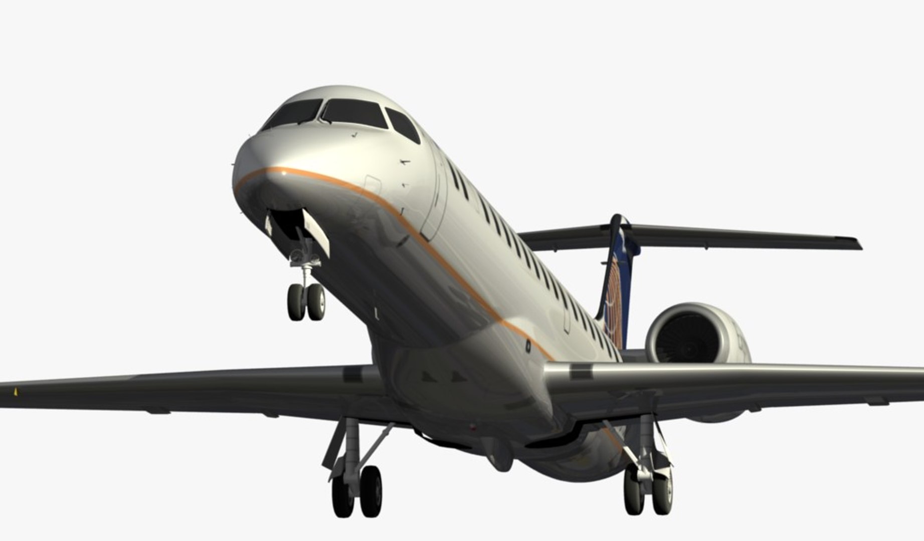 3d Model Embraer Erj-145xr