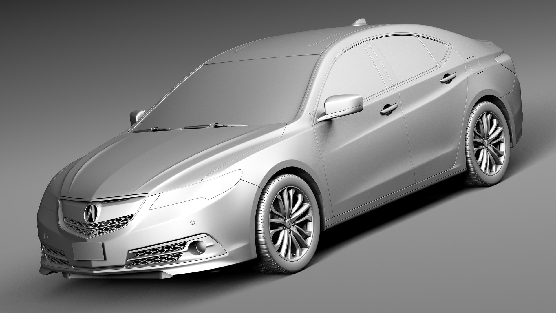 3d Acura Tlx 2015