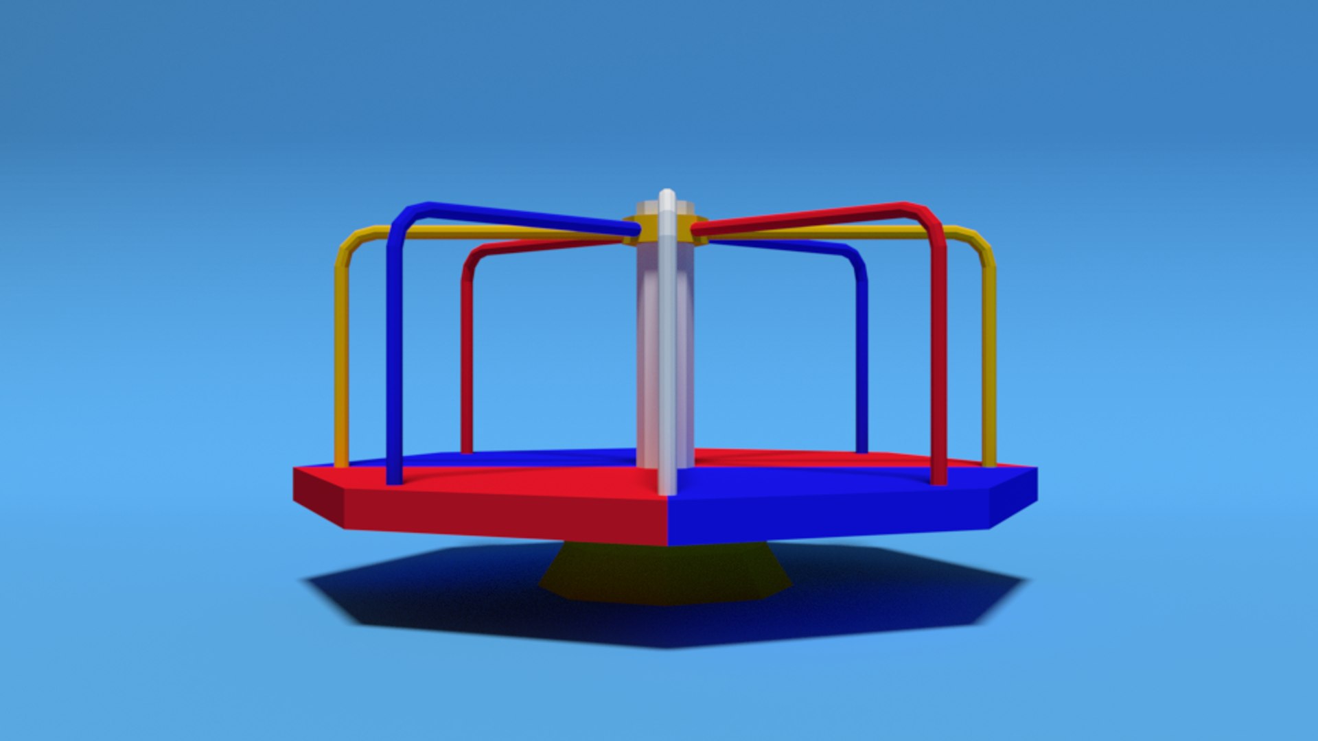 Playground Roundabout 3D Model - TurboSquid 1533239