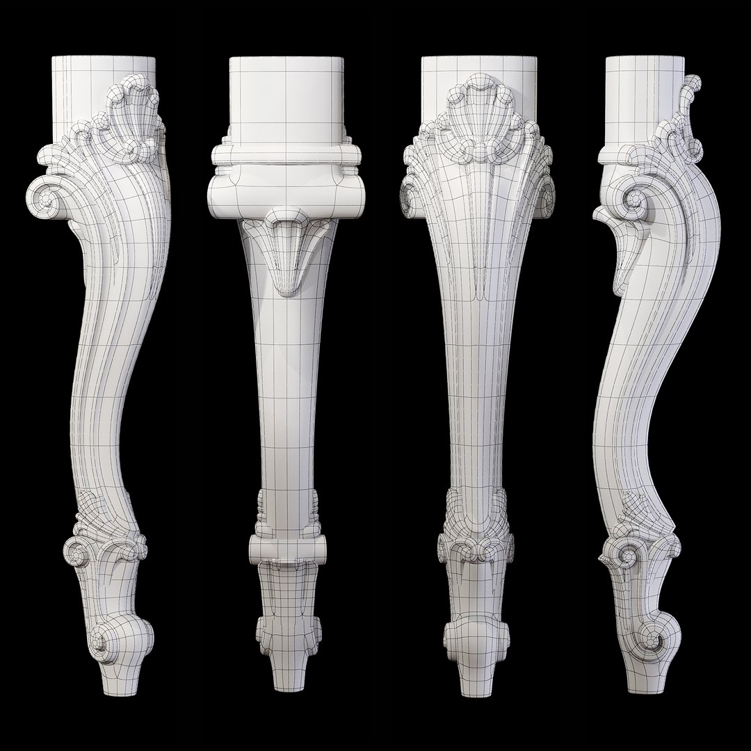 Classic Leg 021 3D Model - TurboSquid 1746702