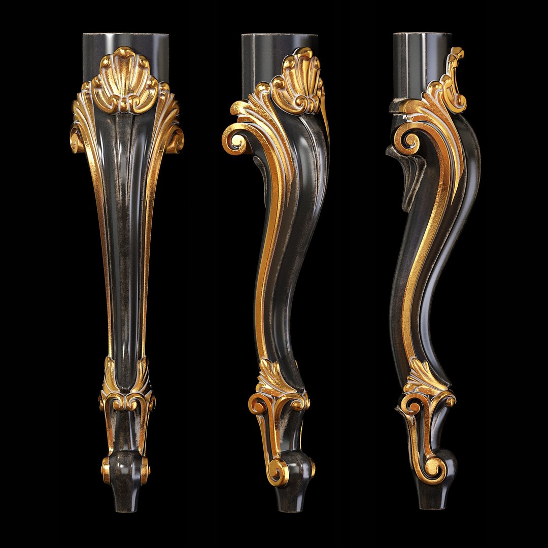 Classic Leg 021 3D Model - TurboSquid 1746702