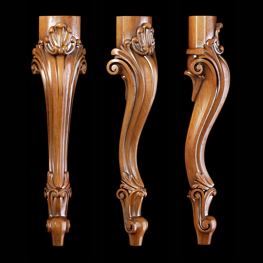 Classic Leg 021 3D Model - TurboSquid 1746702