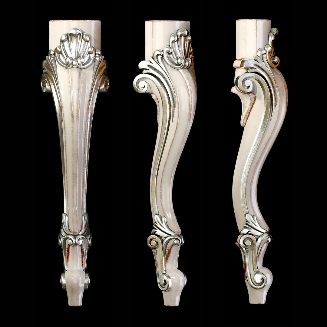 Classic Leg 021 3D Model - TurboSquid 1746702