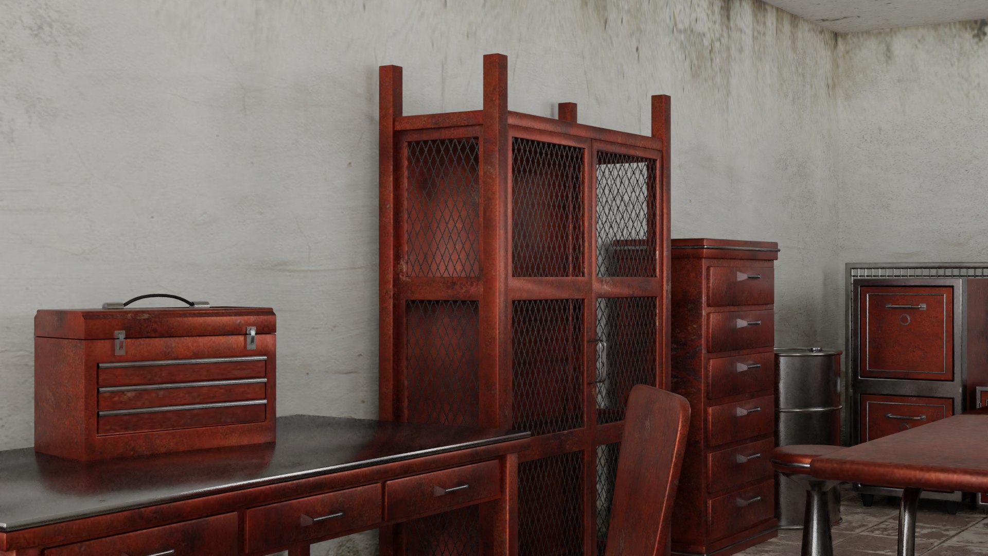 Pack Furniture Warehouse Post 3D Model - TurboSquid 1461758