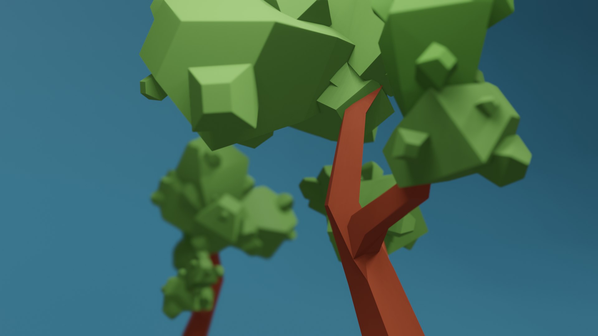 Tree Pixel Low Poly 3D Model - TurboSquid 1764347