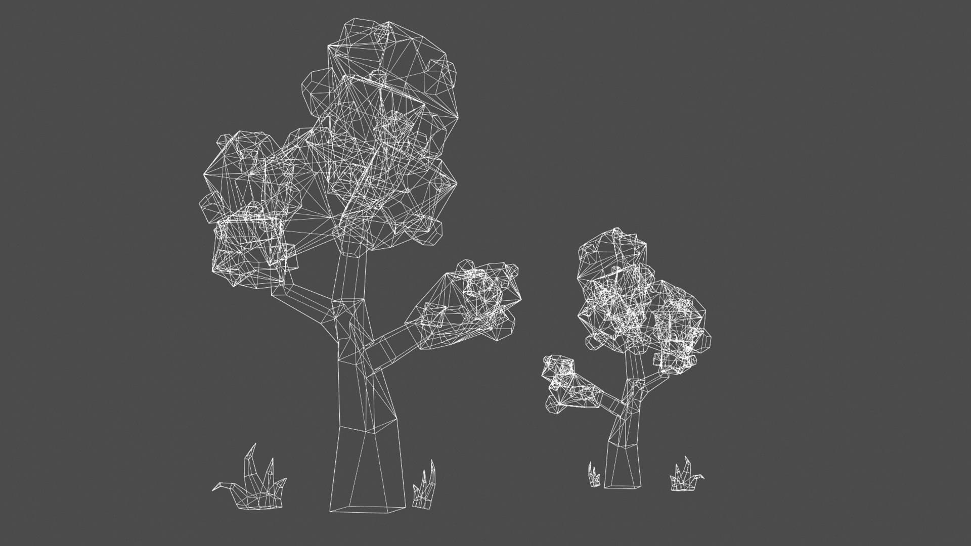 Tree Pixel Low Poly 3D Model - TurboSquid 1764347