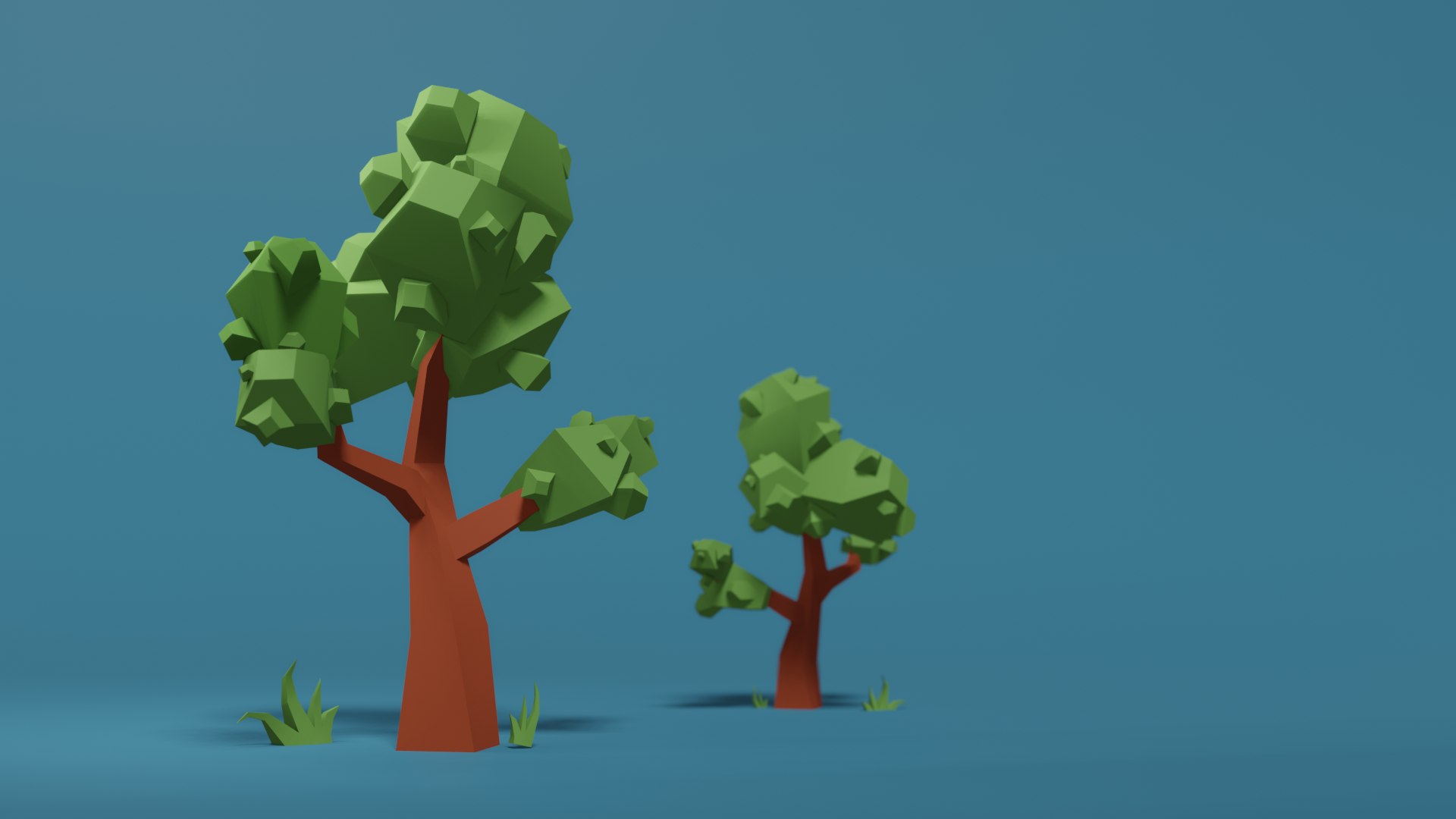 Tree Pixel Low Poly 3D Model - TurboSquid 1764347
