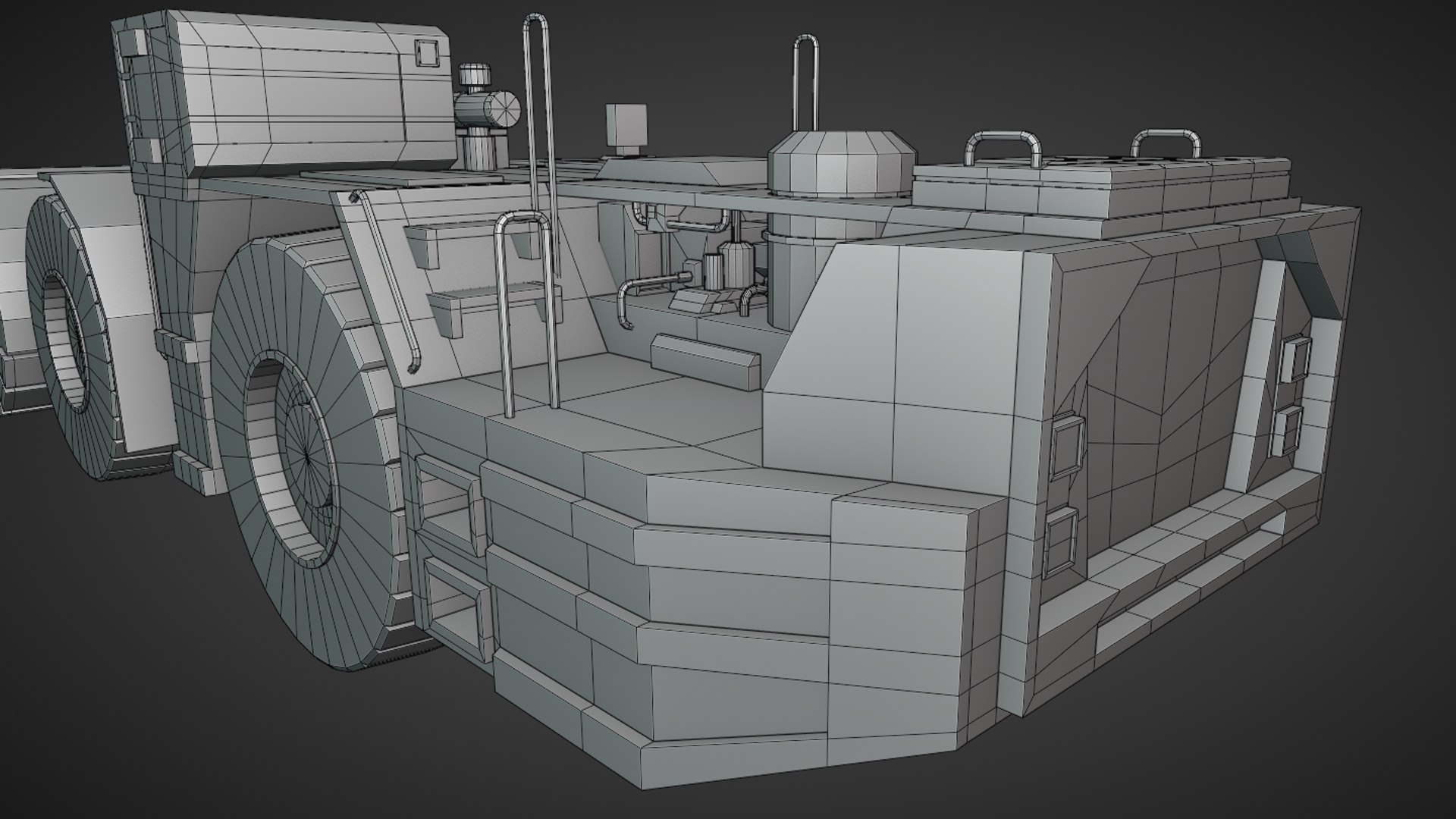 Underground Mining Loader - Heavy Vehicle 3D Model - TurboSquid 2422972