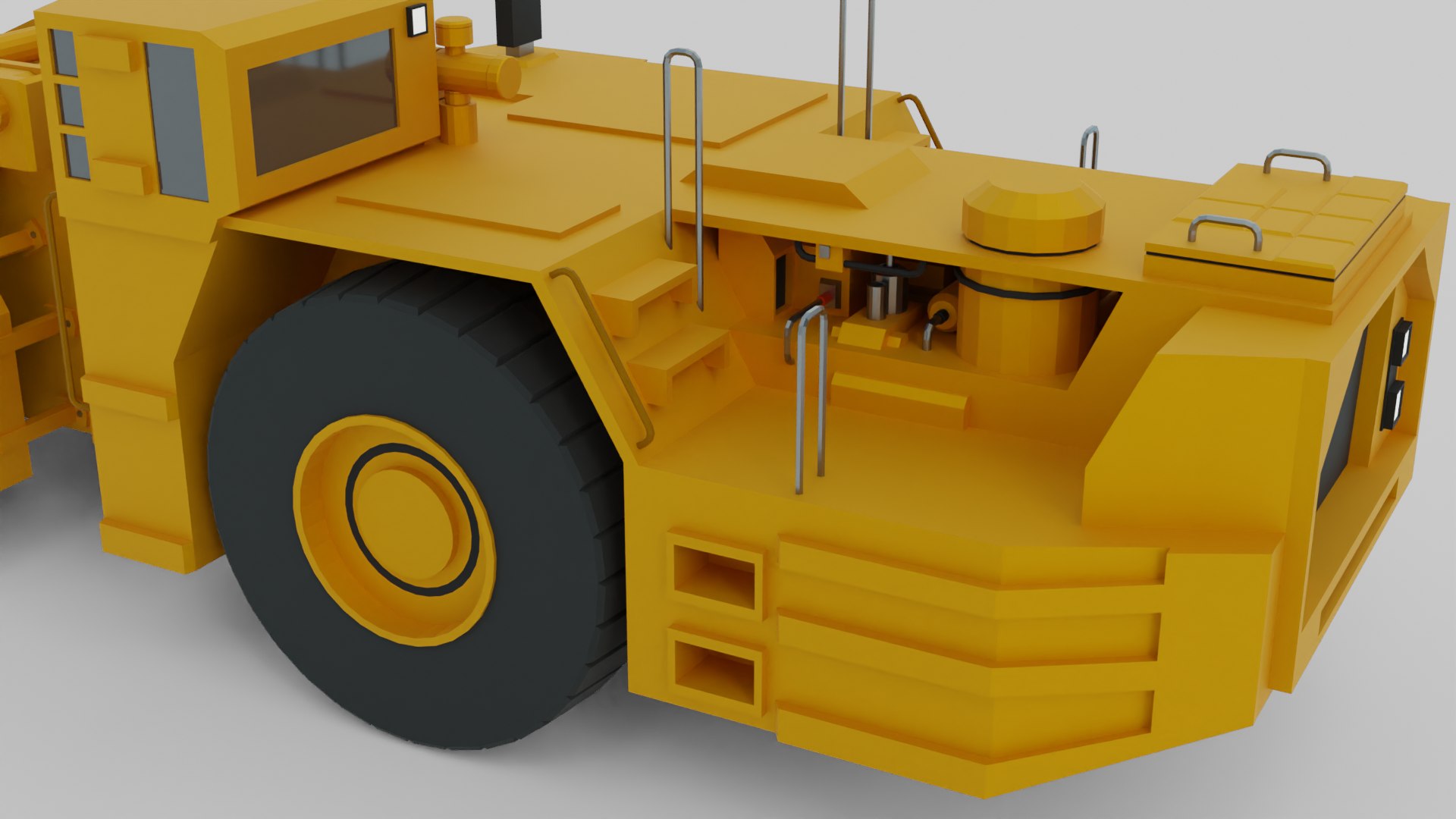 Underground Mining Loader - Heavy Vehicle 3D Model - TurboSquid 2422972