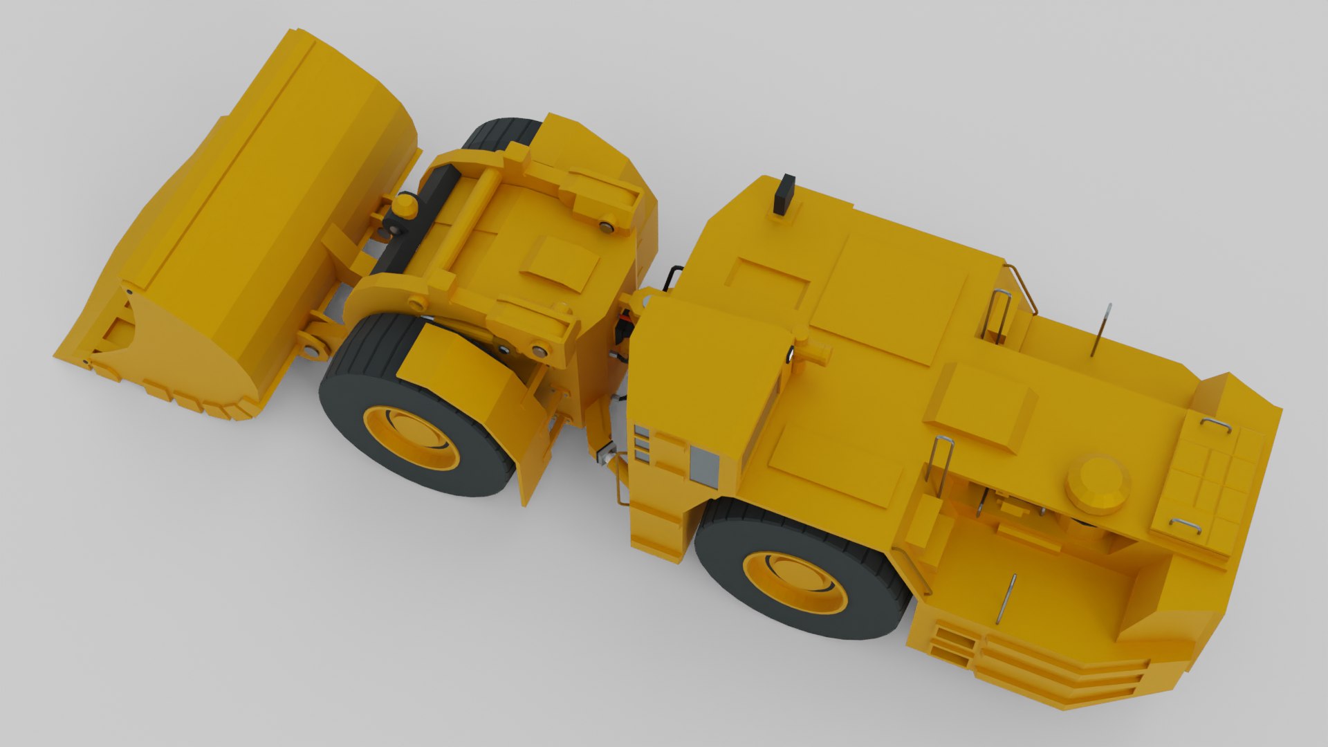Underground Mining Loader - Heavy Vehicle 3D Model - TurboSquid 2422972