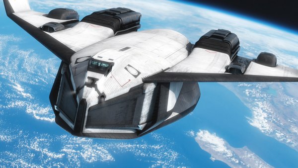 Valkyrie shuttle model - TurboSquid 1628701