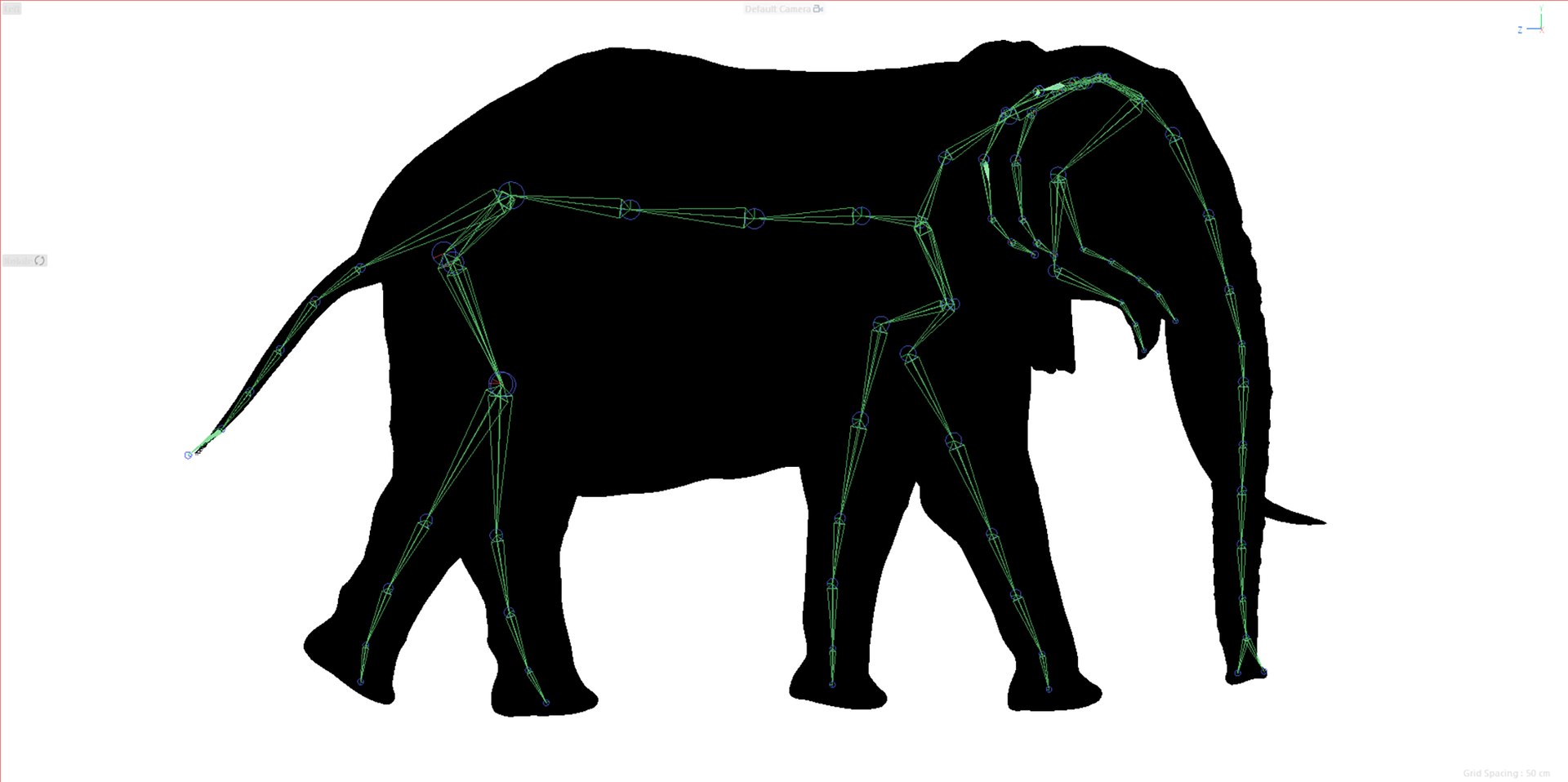 3D Model African Elephant RIGGED L2358 - TurboSquid 2391324