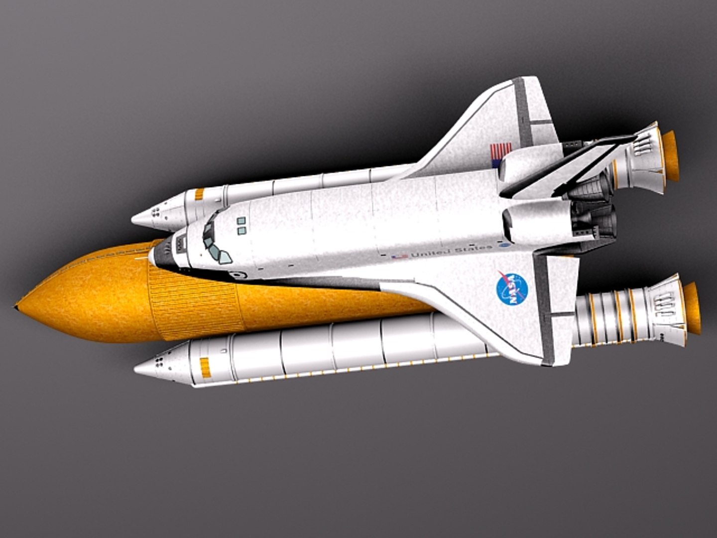 3d Space Shuttle Spacecraft Spaceship Model