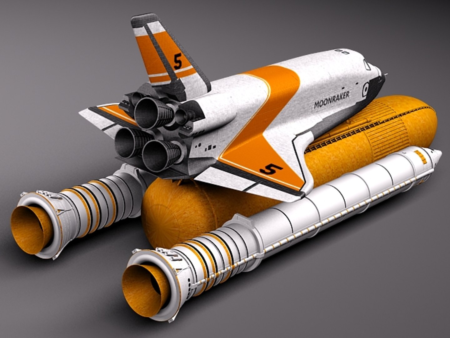 3d Space Shuttle Spacecraft Spaceship Model