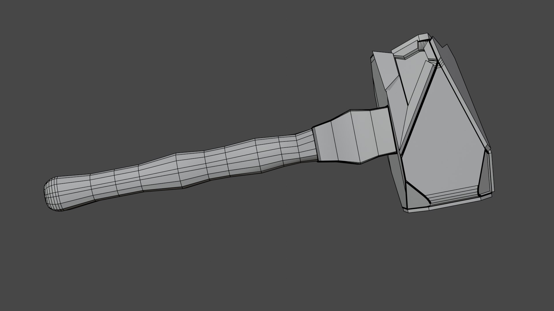 Hammer Low-poly 3D Model - TurboSquid 1750316