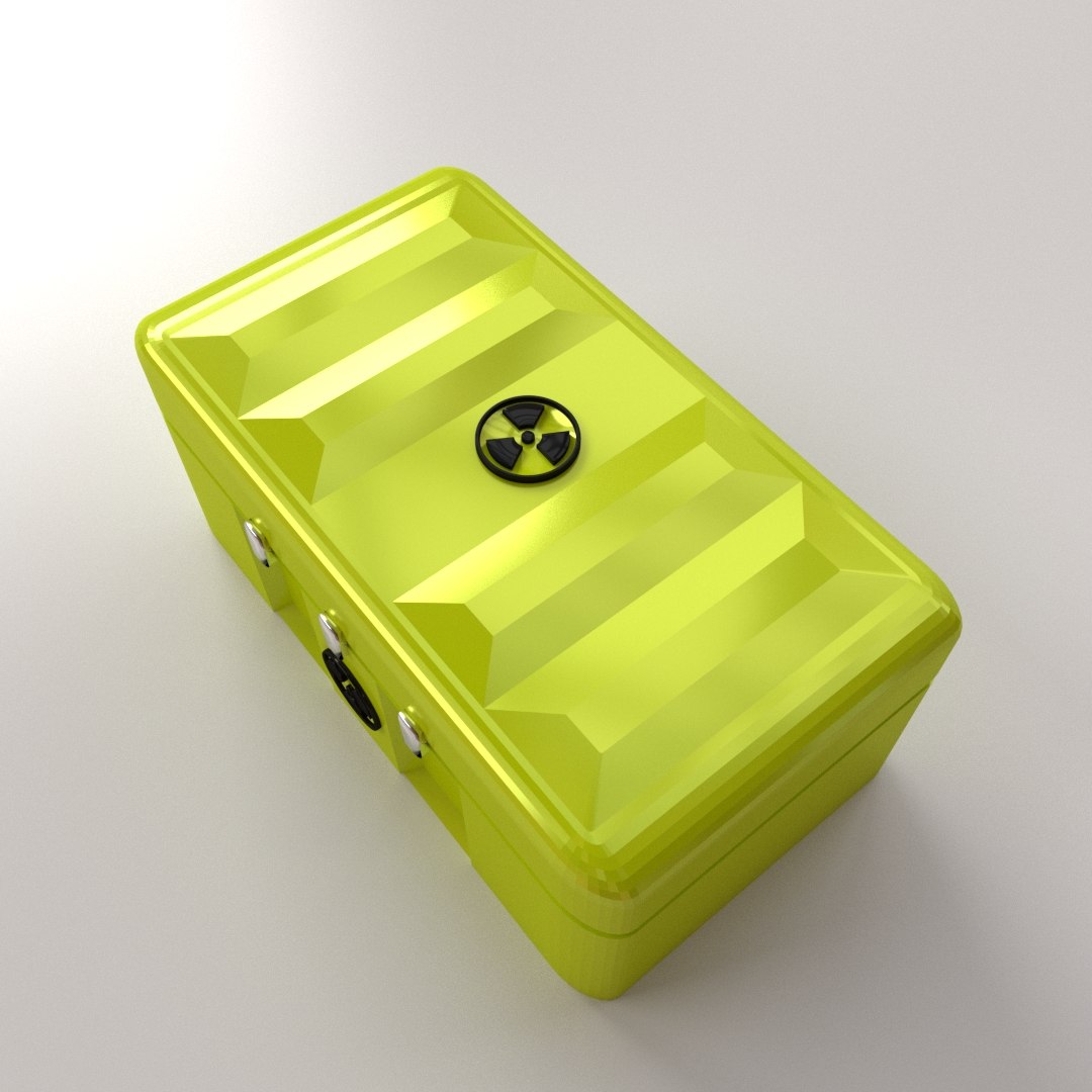 3D Radioactive Case - TurboSquid 1501443