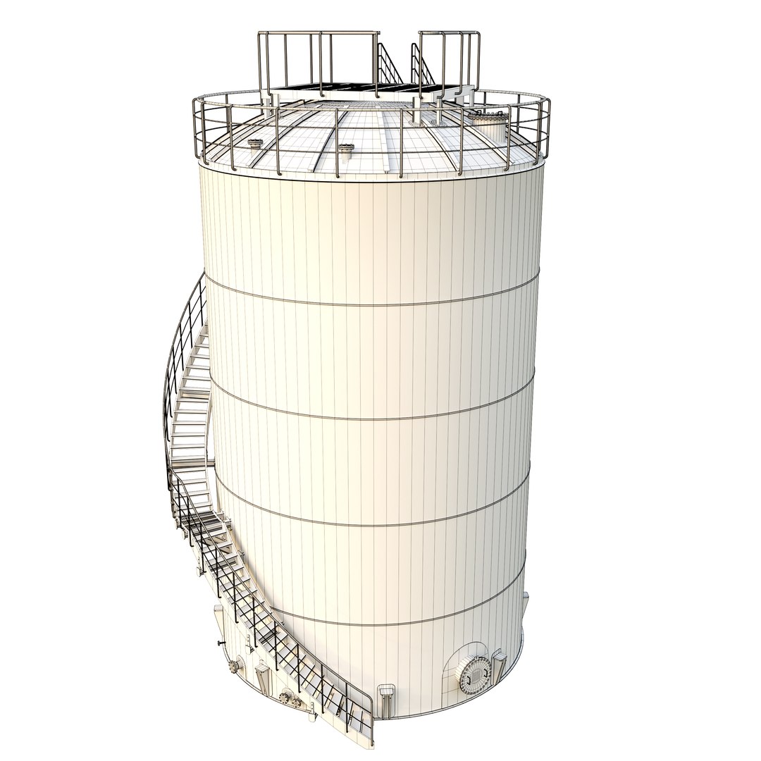3D Storage Fuel Tank Model - TurboSquid 2266333
